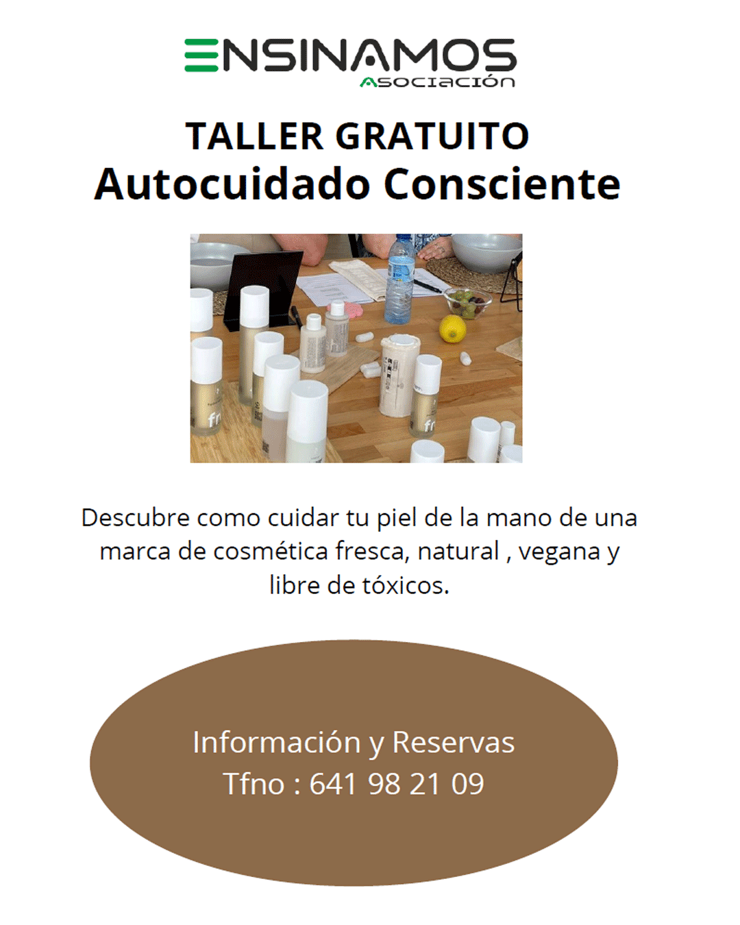 Taller de autocuidado consciente – Ensinamos